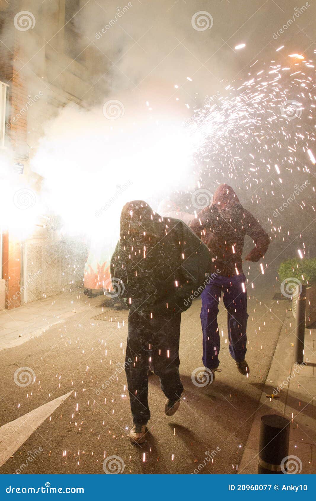 Fire Run editorial photography. Image of custom, catalonia - 20960077