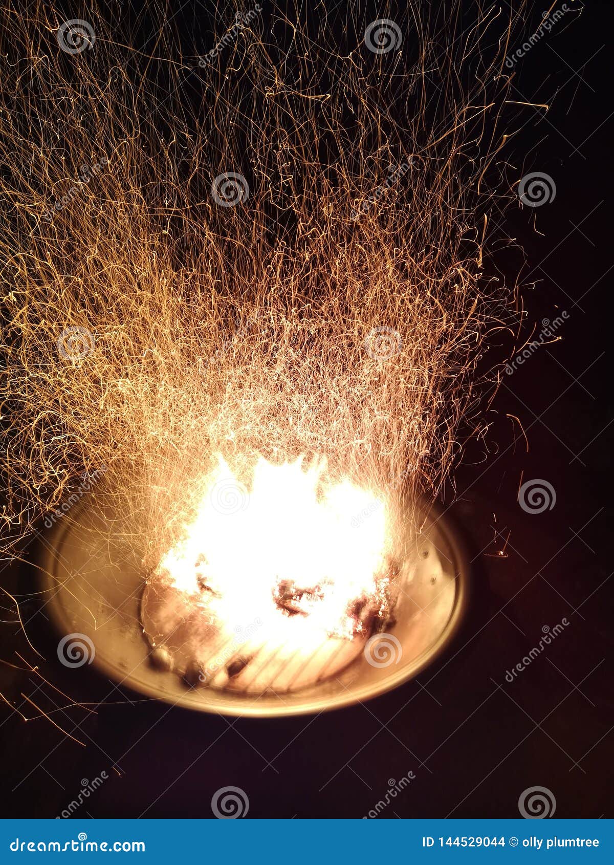 Spark shower stock photo. Image of flames, sparks, shower - 144529044