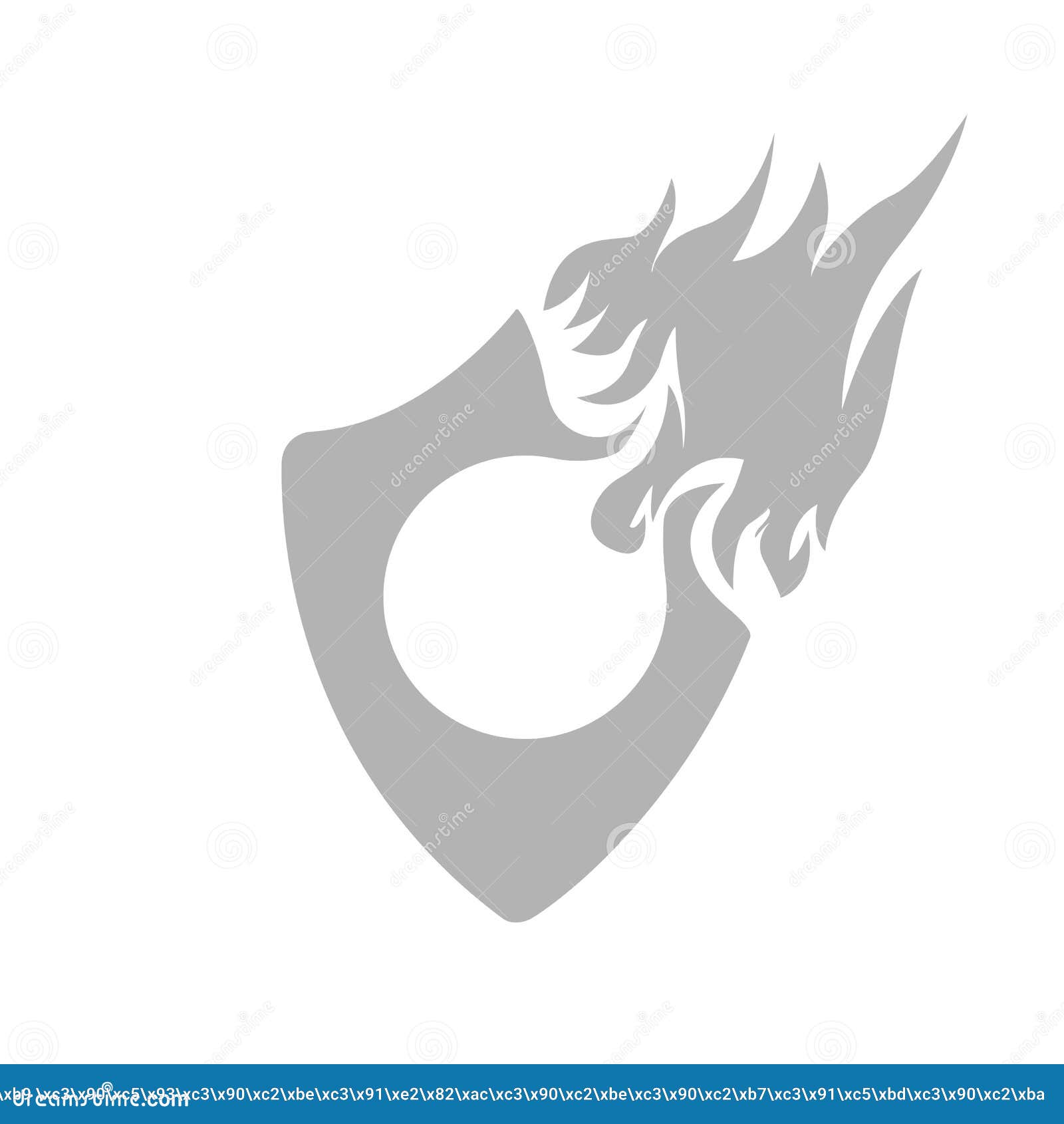 Fire Safety Emblem, Vector Illustration Stock Vector - Illustration of ...