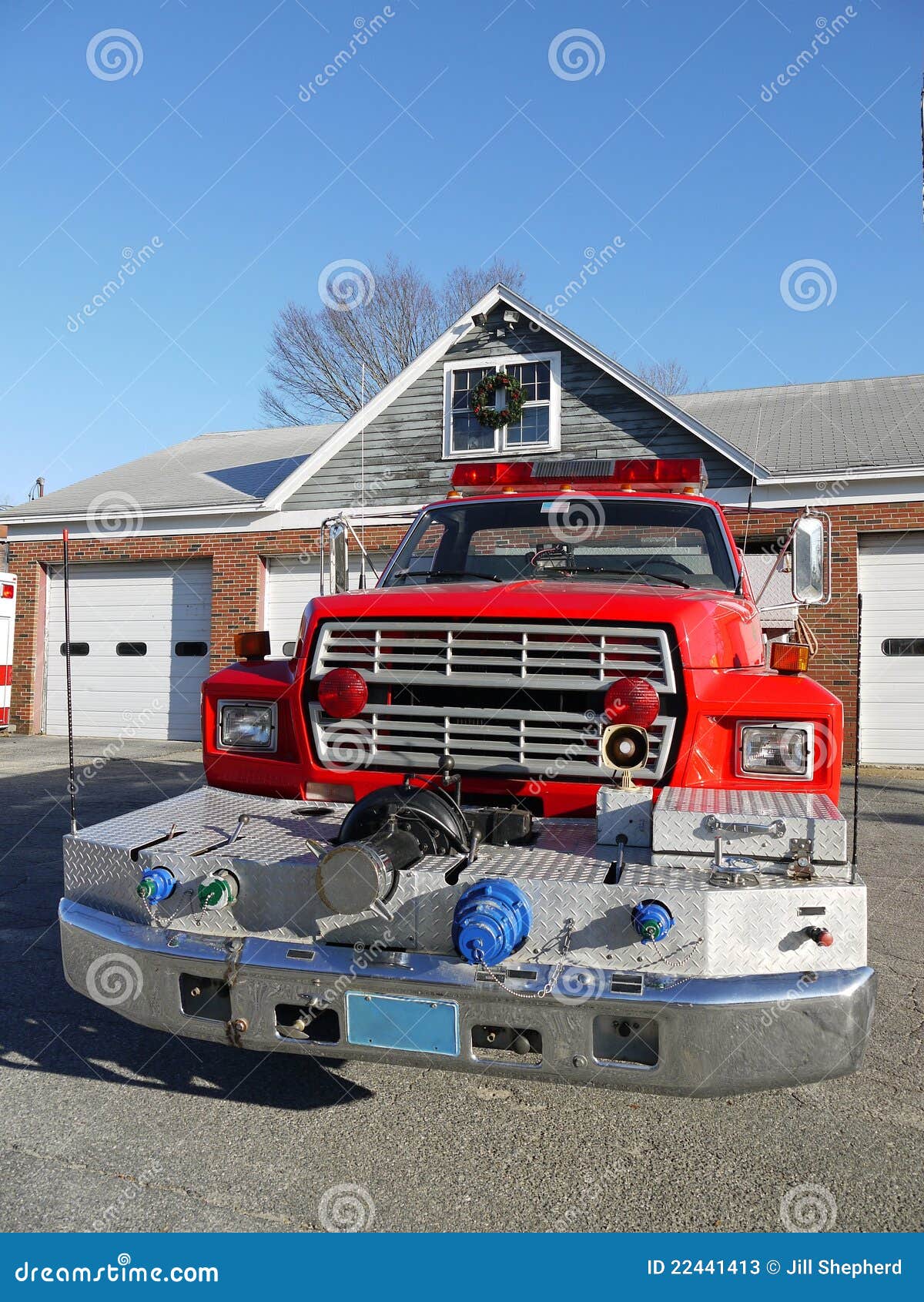 Fire Safety: Fire Truck Front Stock Image - Image of protection ...