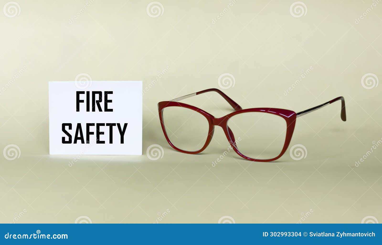 Fire Safety and Labor Protection. Notepad with Text on a Light ...