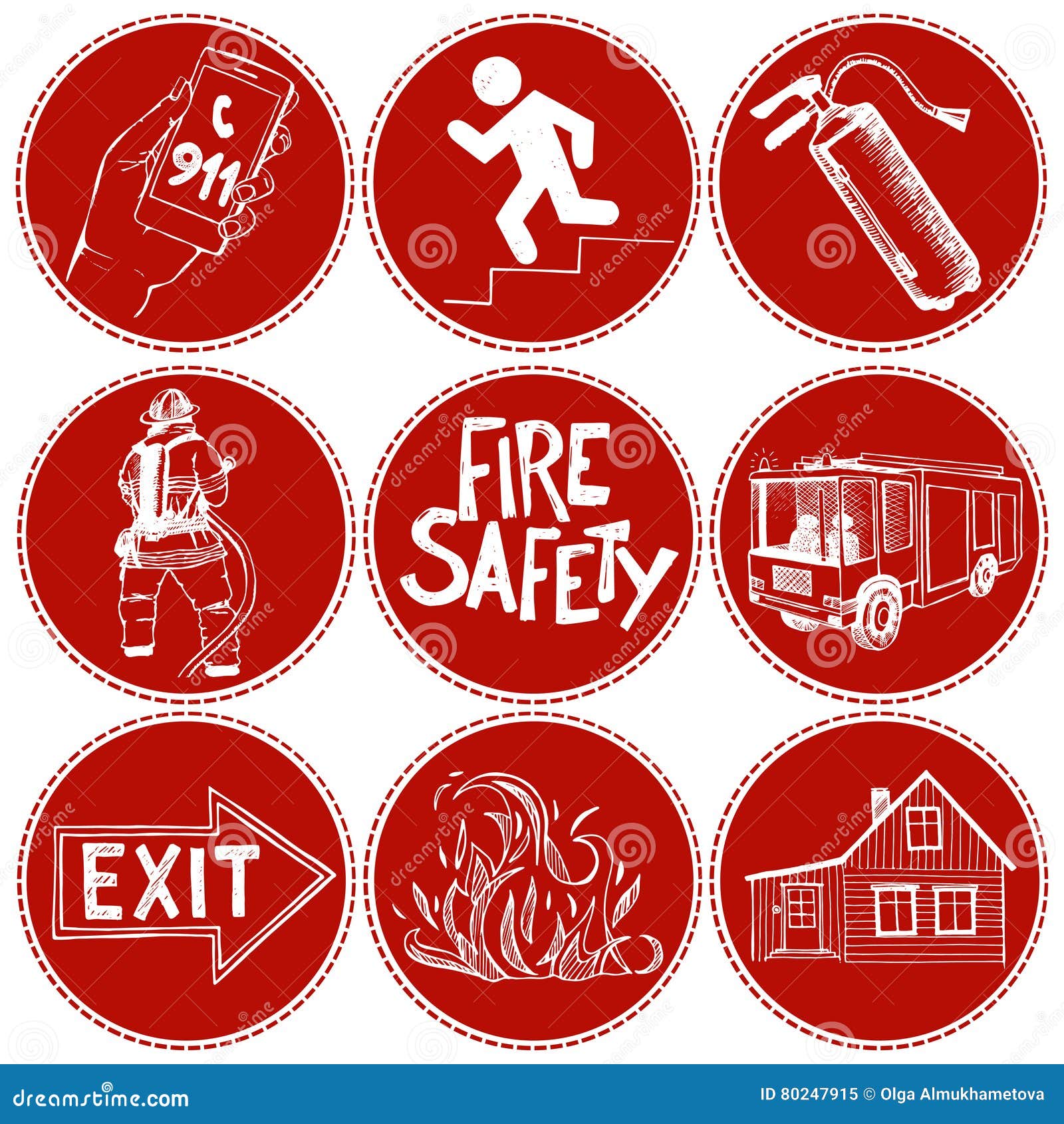 Fire Safety Sign Royalty-Free Stock Photo | CartoonDealer.com #15578775