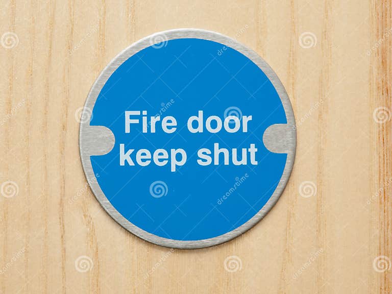 Fire safety plate stock photo. Image of door, danger - 18431132