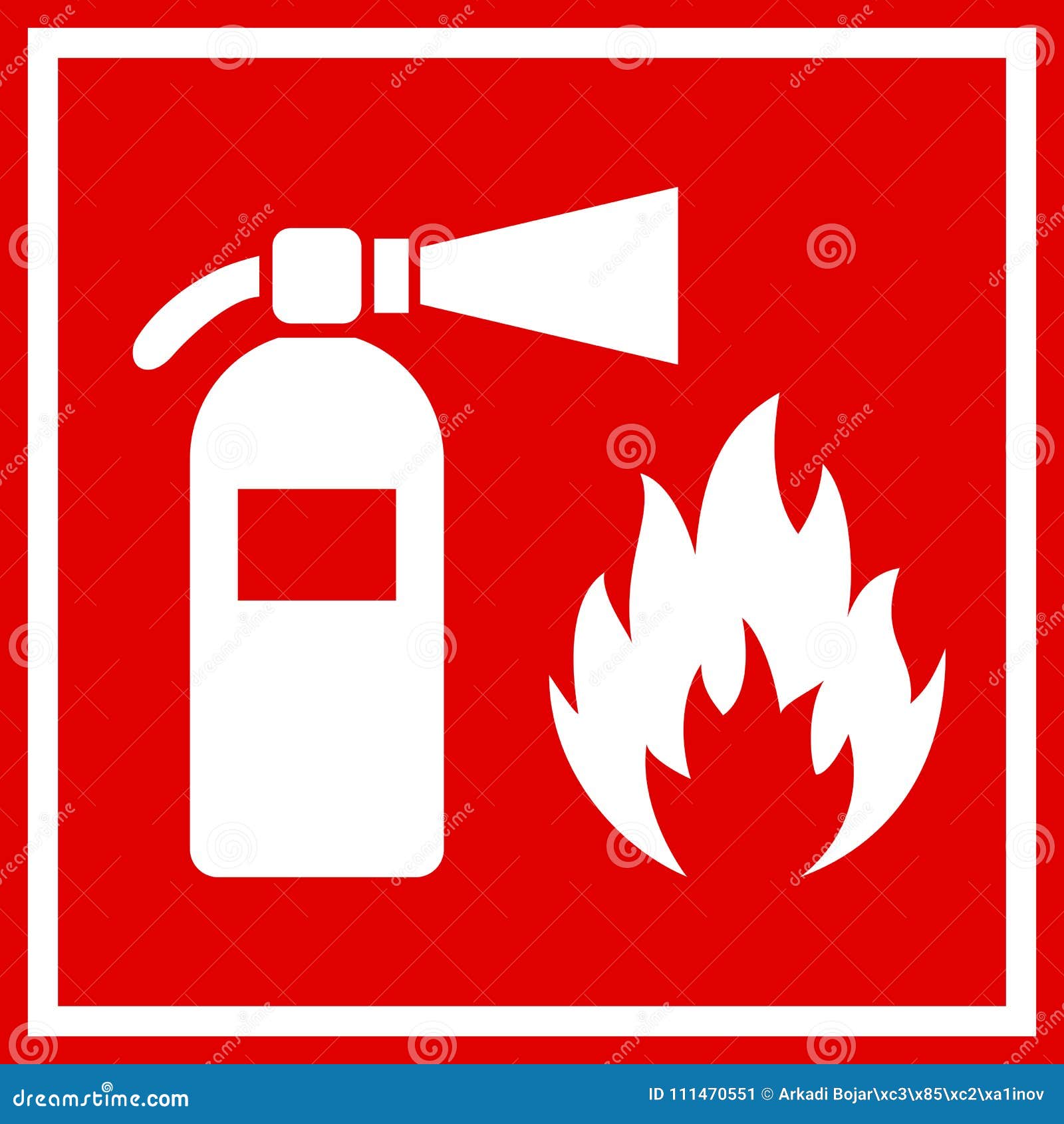 Fire Safety Red Vector Banner Stock Vector - Illustration of background ...