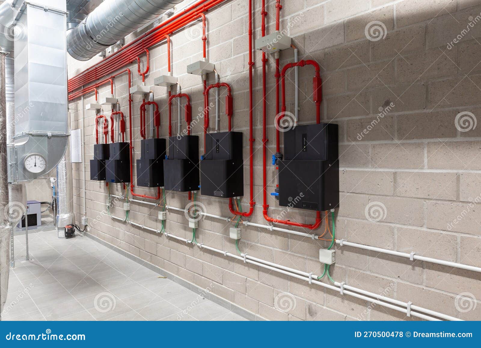 Fire Safety and Security for Firefighting Stock Photo - Image of flow ...