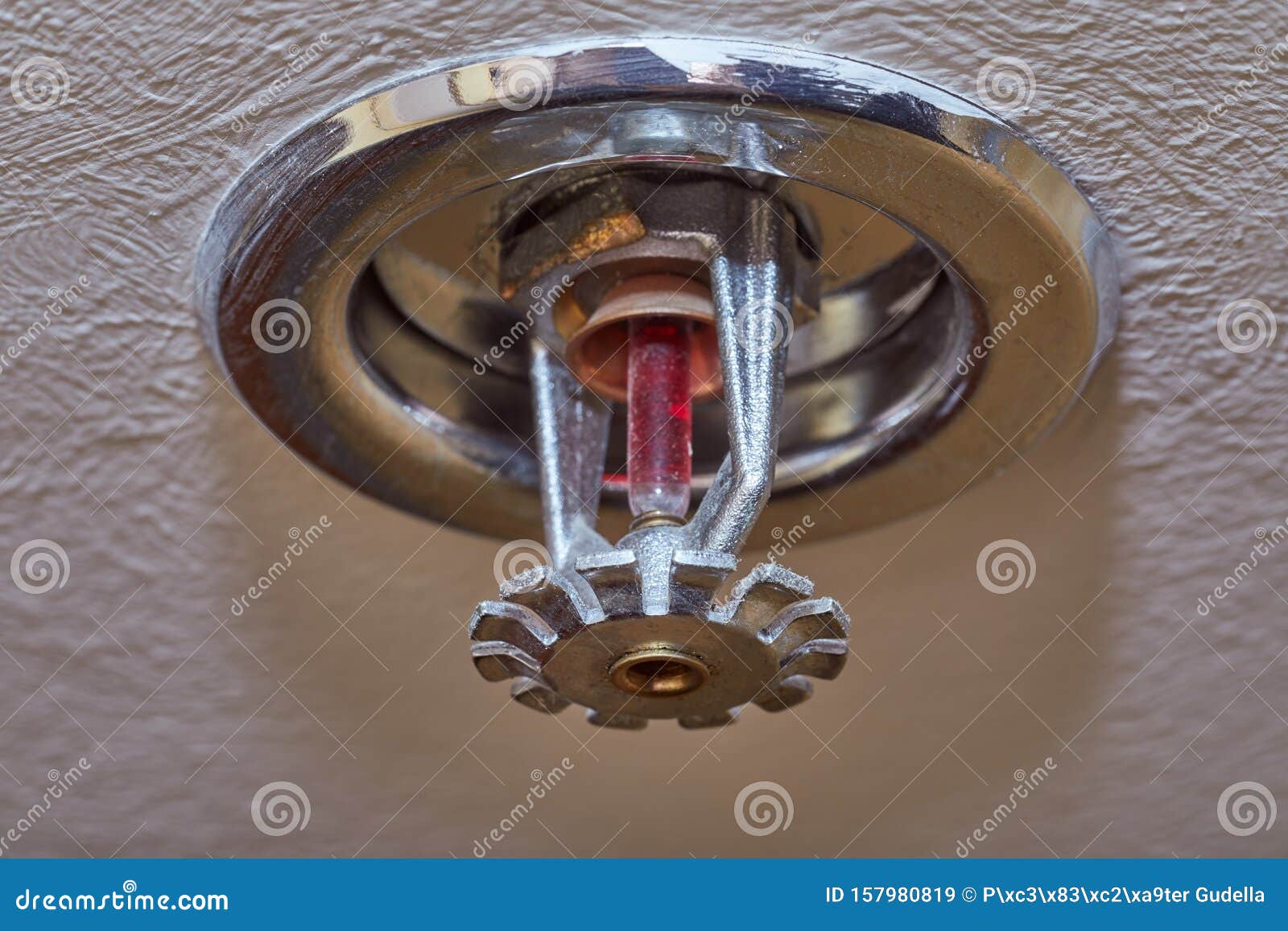 Fire Safety Sprinkler stock image. Image of protection - 157980819