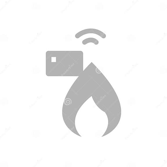 Fire Safety System Icon, Flame, Vector Illustration Stock Vector ...