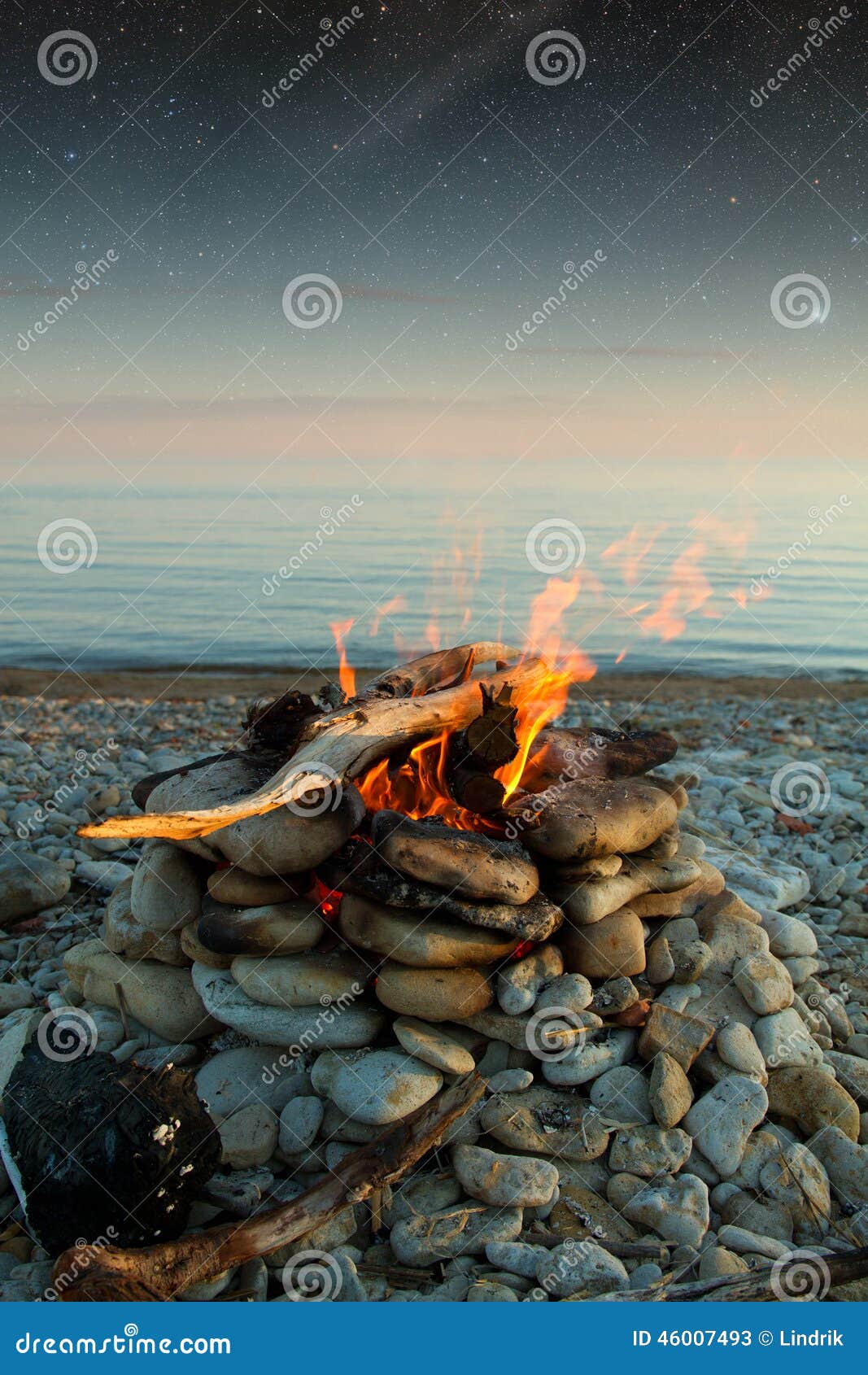 Fire at sea stock image. Image of energy, dusk, midwest - 46007493