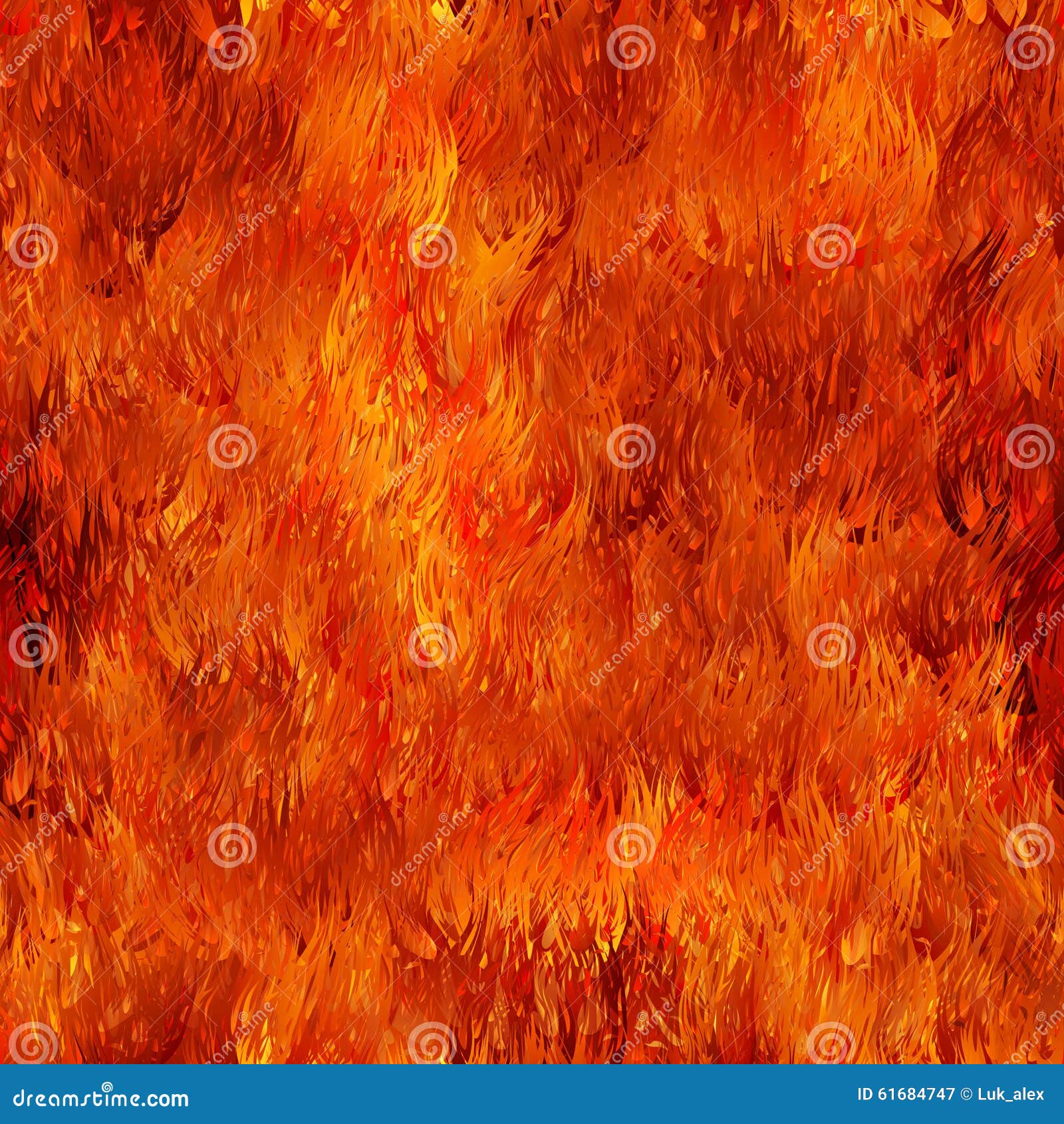 Red Fire Seamless Pattern Design - Flame Seamless Texture Cartoon ...