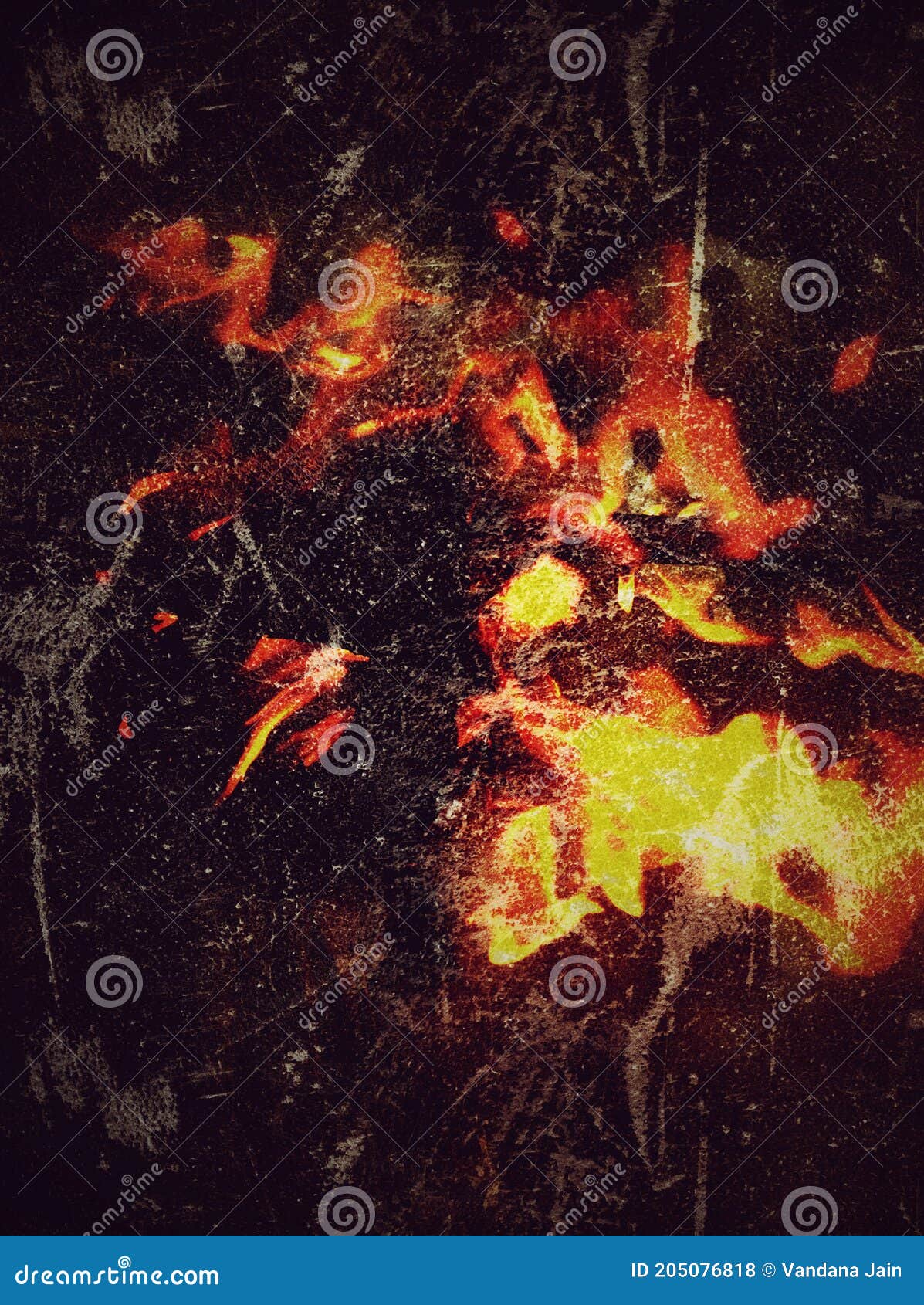 Fire Seamless Texture Tile from Photographic Original.Fire.Fire ...