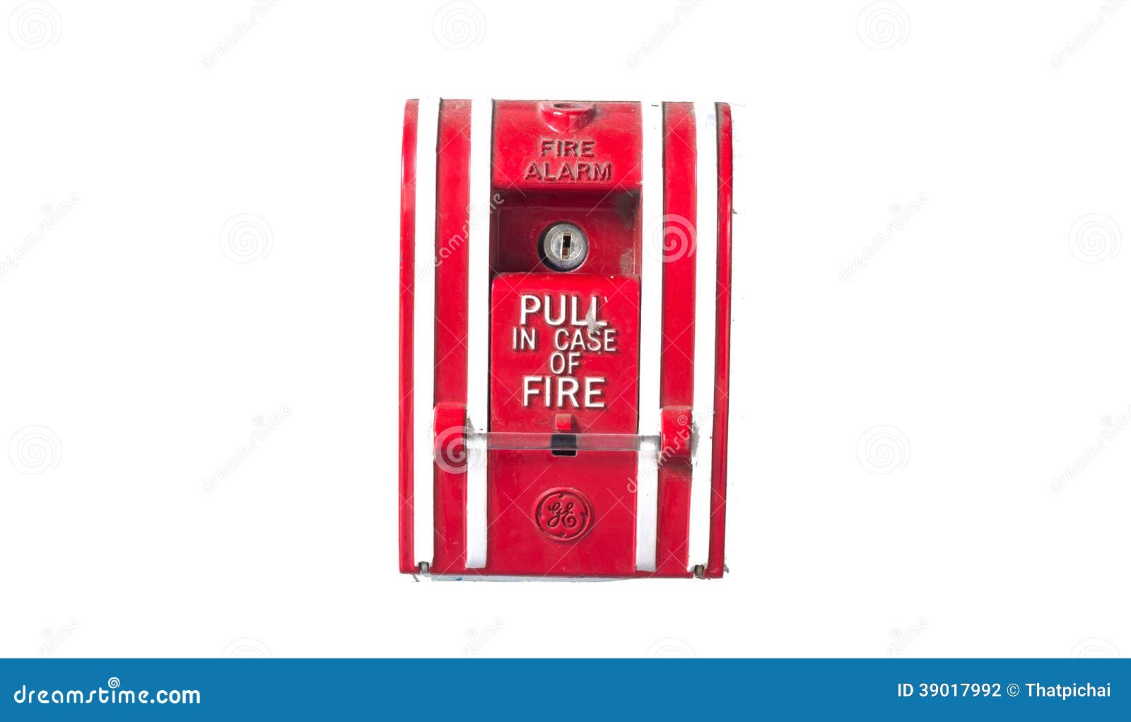 Fire Security System in the Building Isolated Stock Photo - Image of ...