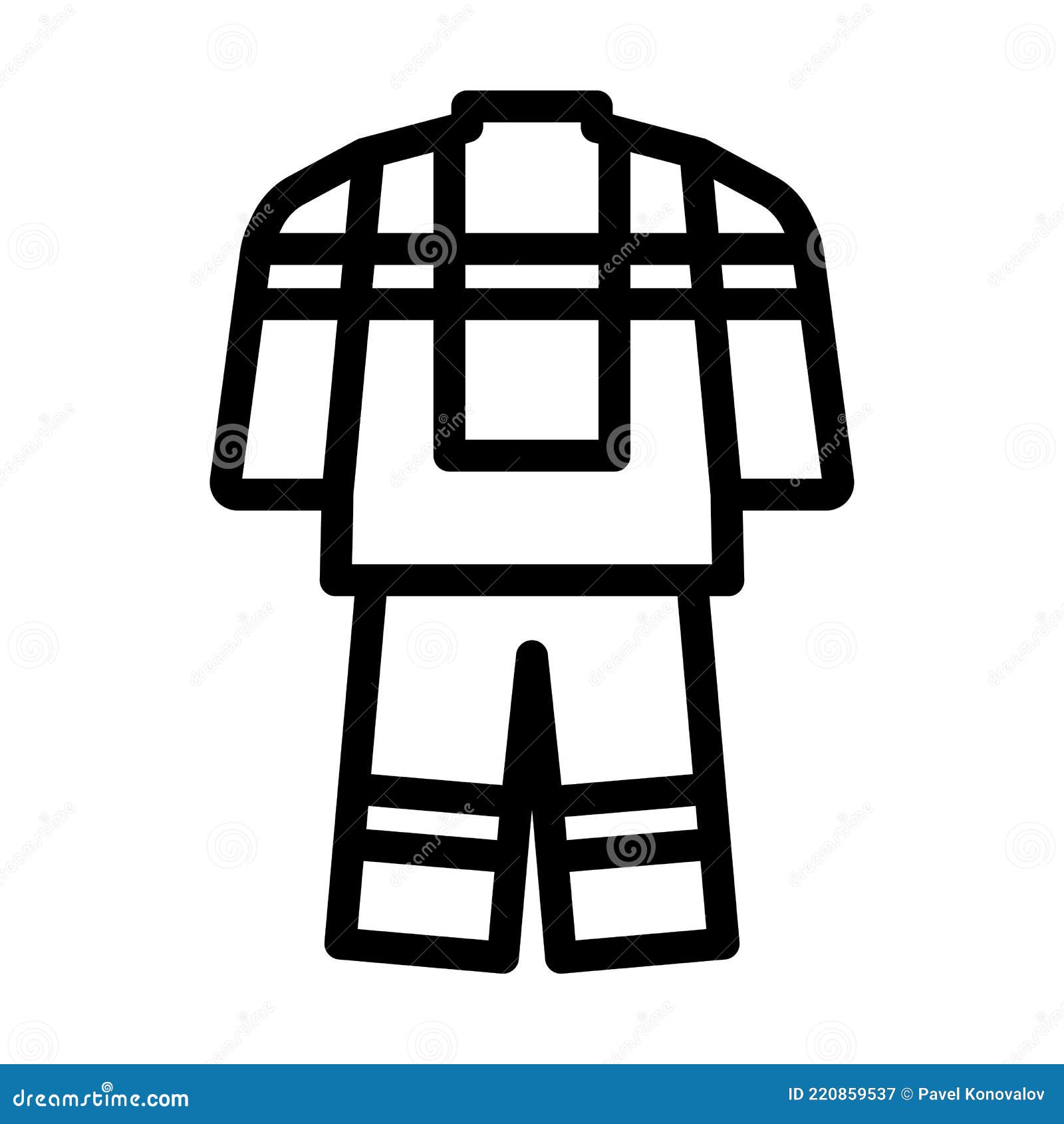 Fire Service Uniform Icon stock vector. Illustration of flame - 220859537