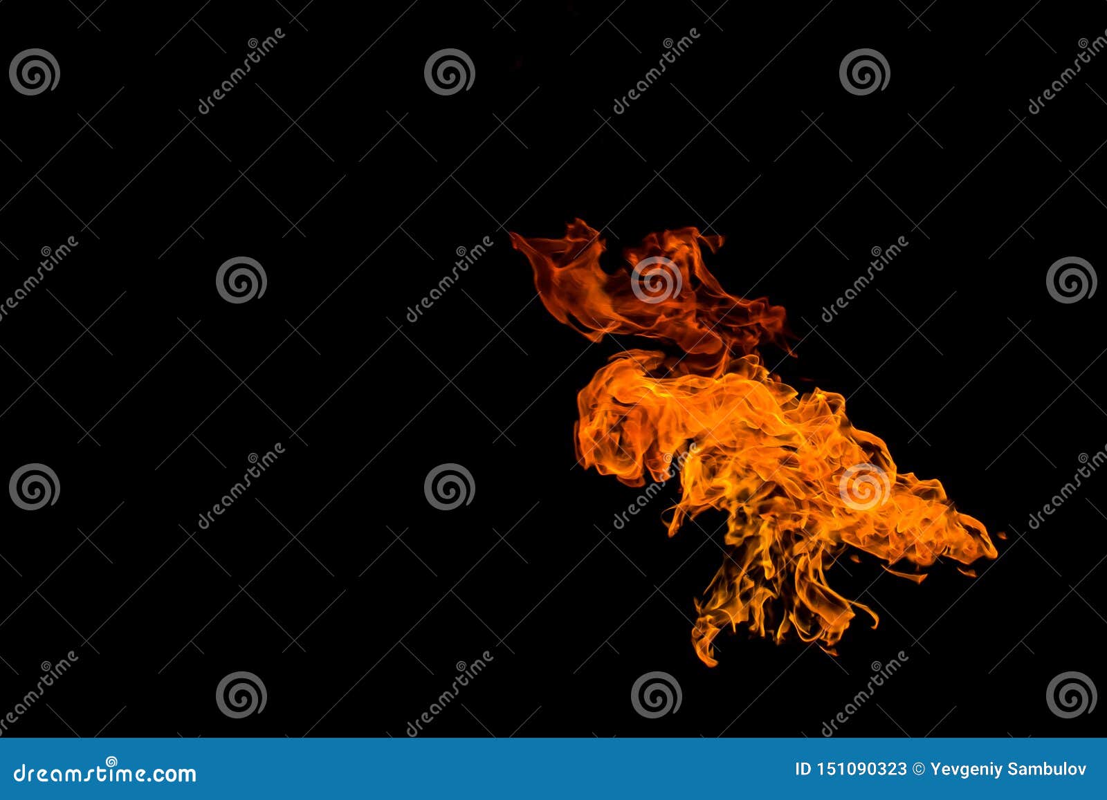 Fire In The Shape Of A Figure With A Face. Fire Patterns. Fire Flames ...