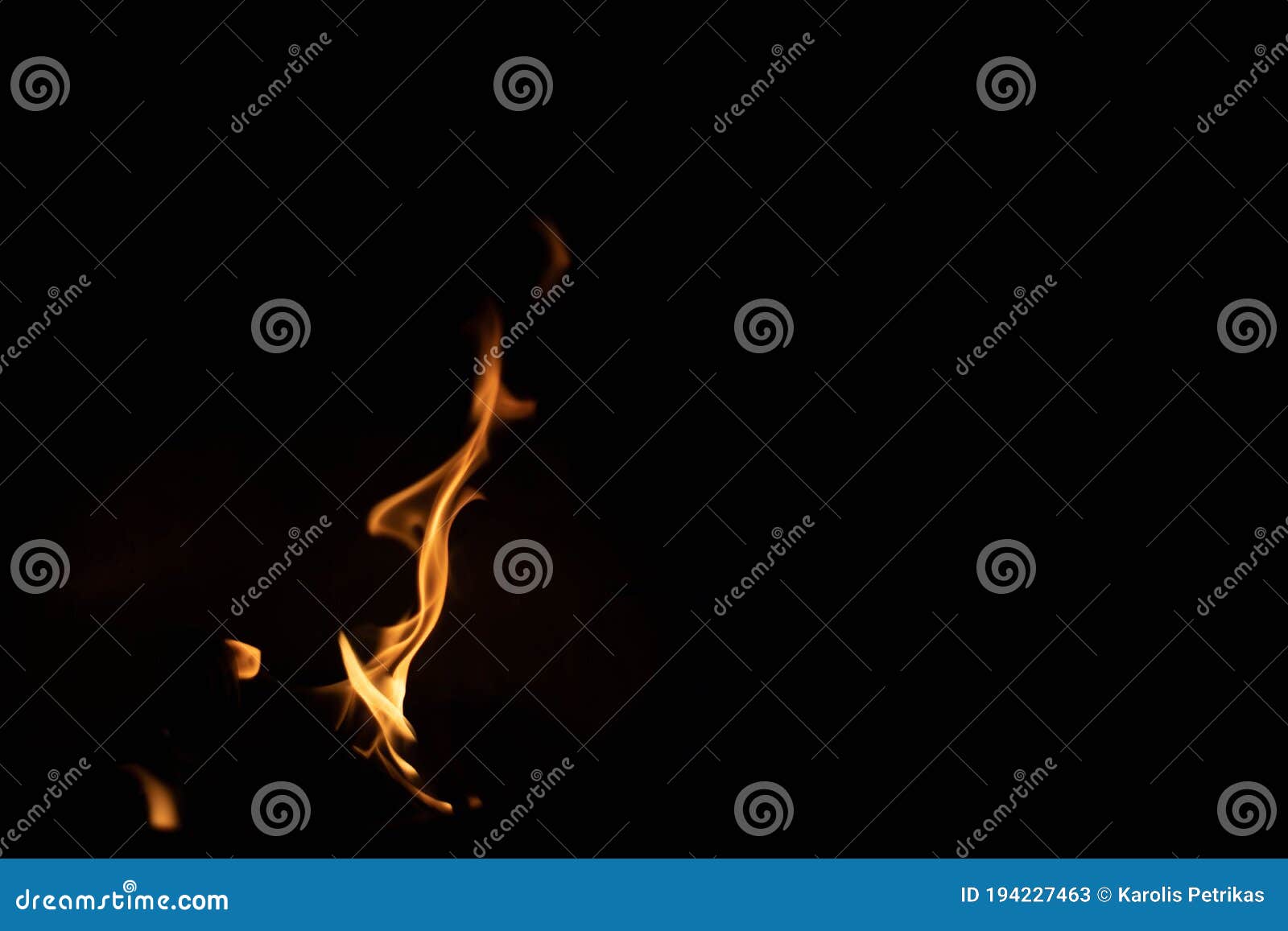 Fire In The Shape Of A Figure With A Face. Fire Patterns. Fire Flames ...