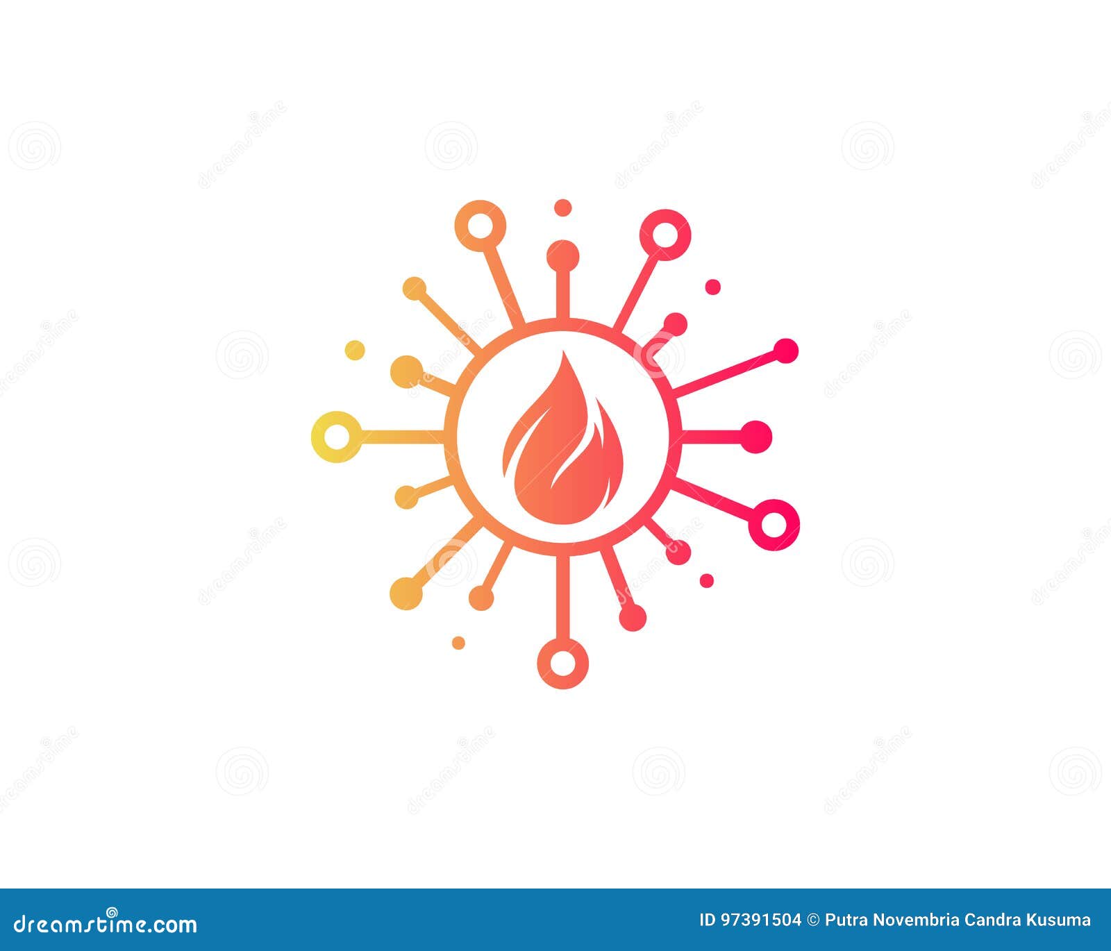 Fire Share Icon Logo Design Element Stock Vector - Illustration of ...