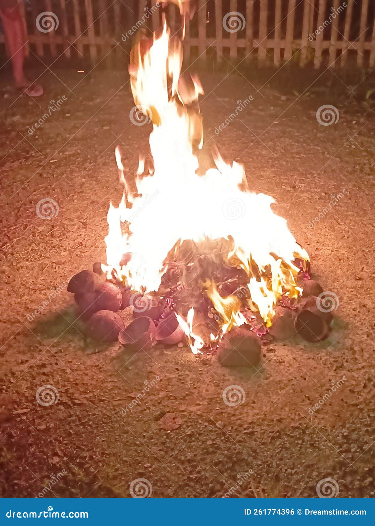 Fire from shells at night stock photo. Image of night - 261774396