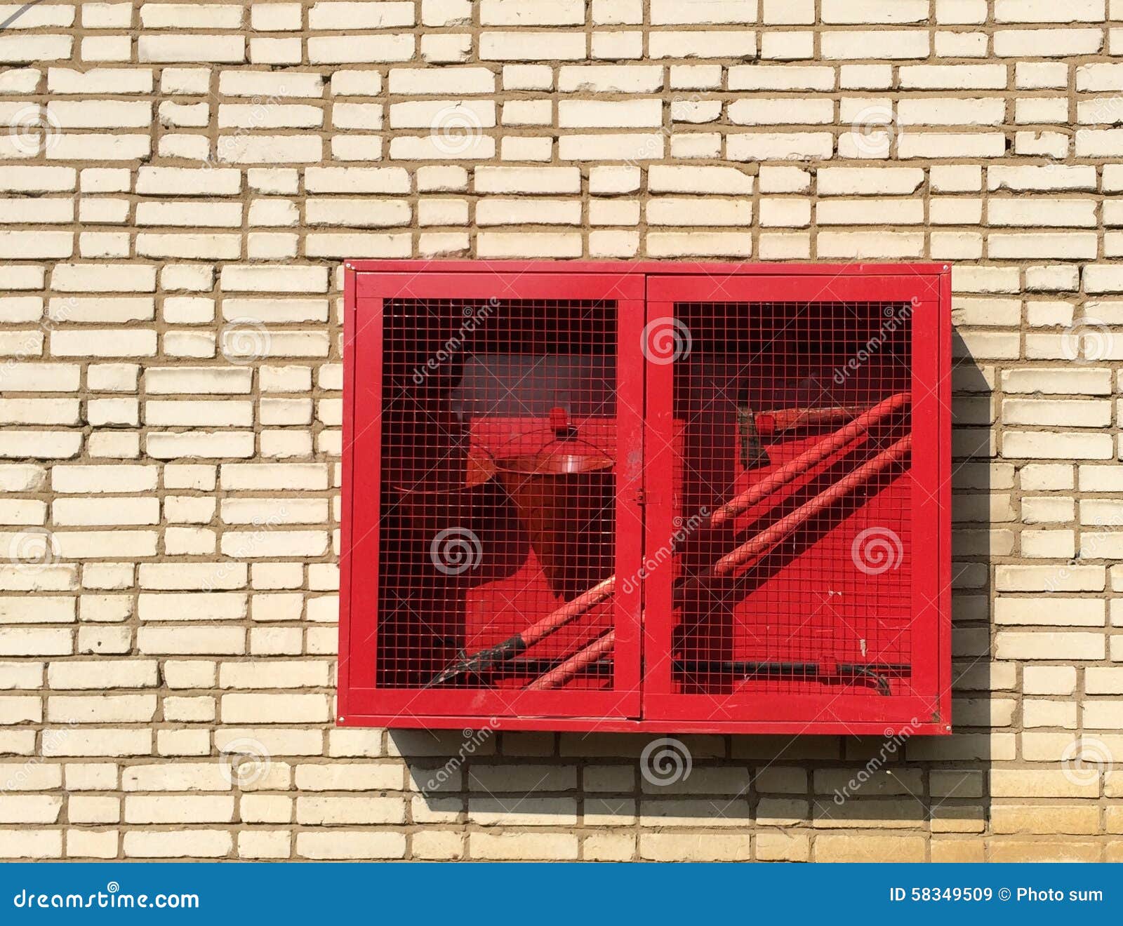Fire shield. stock image. Image of tools, shadow, shield - 58349509