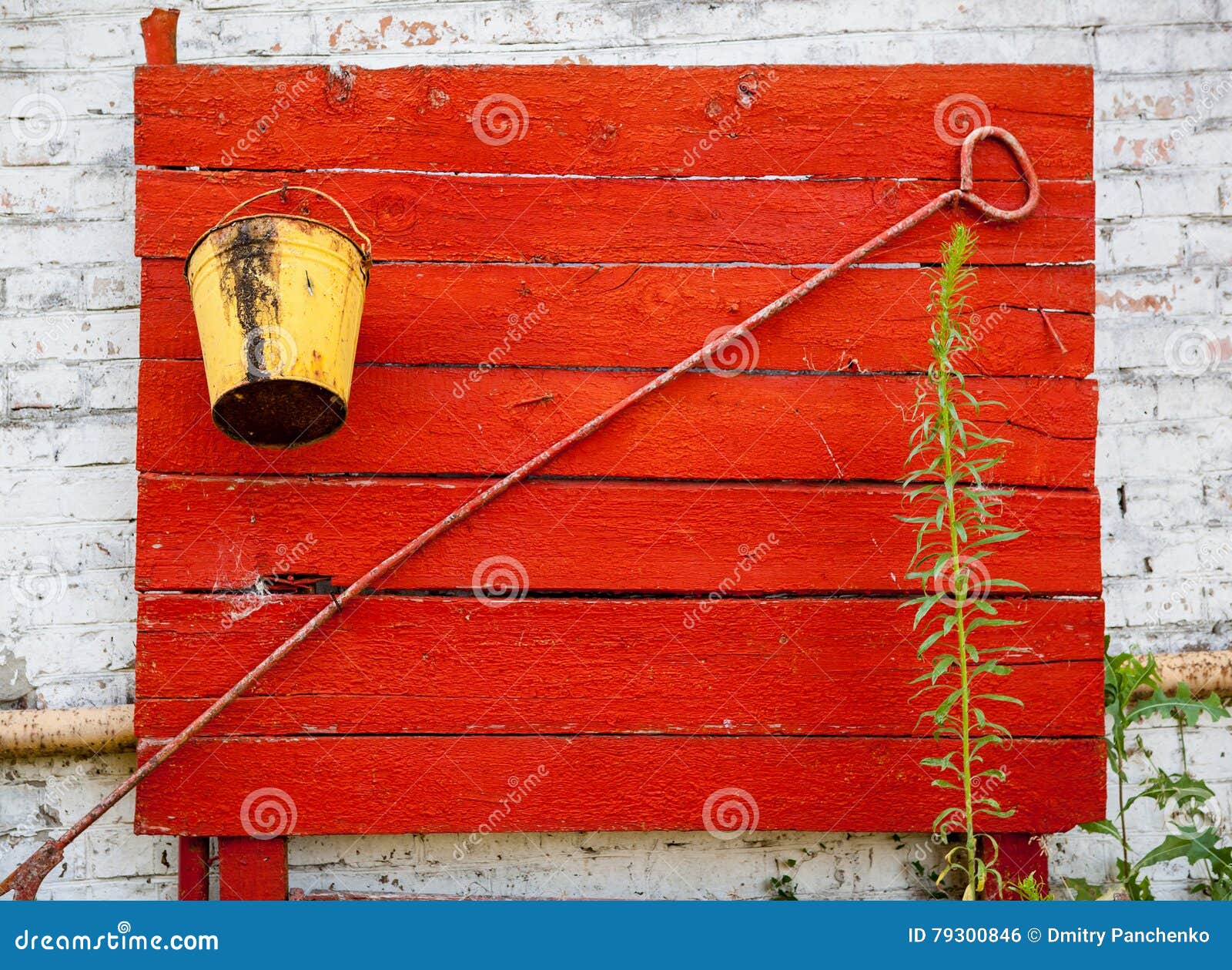 Fire Shield With Fire Extinguishing Tools. Royalty-Free Stock Image ...