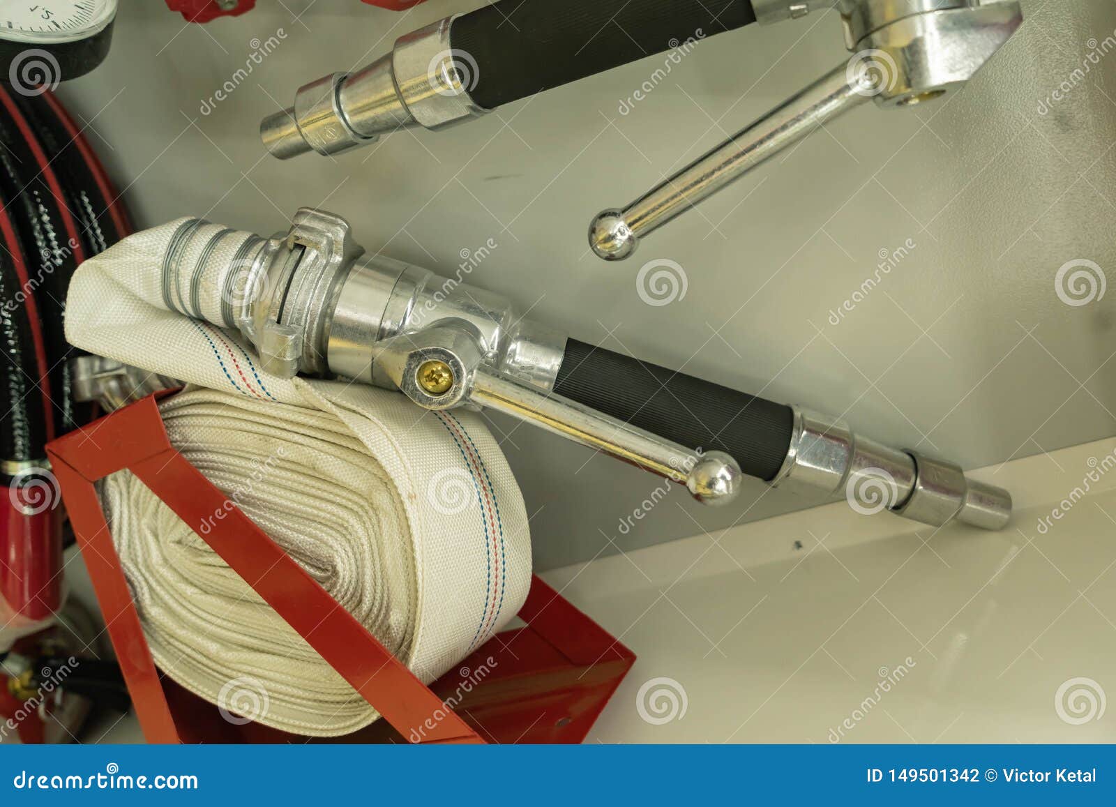 Fire Shield. Fire Hoses, Fire Hydrants, Fire Hoses Stock Photo - Image ...