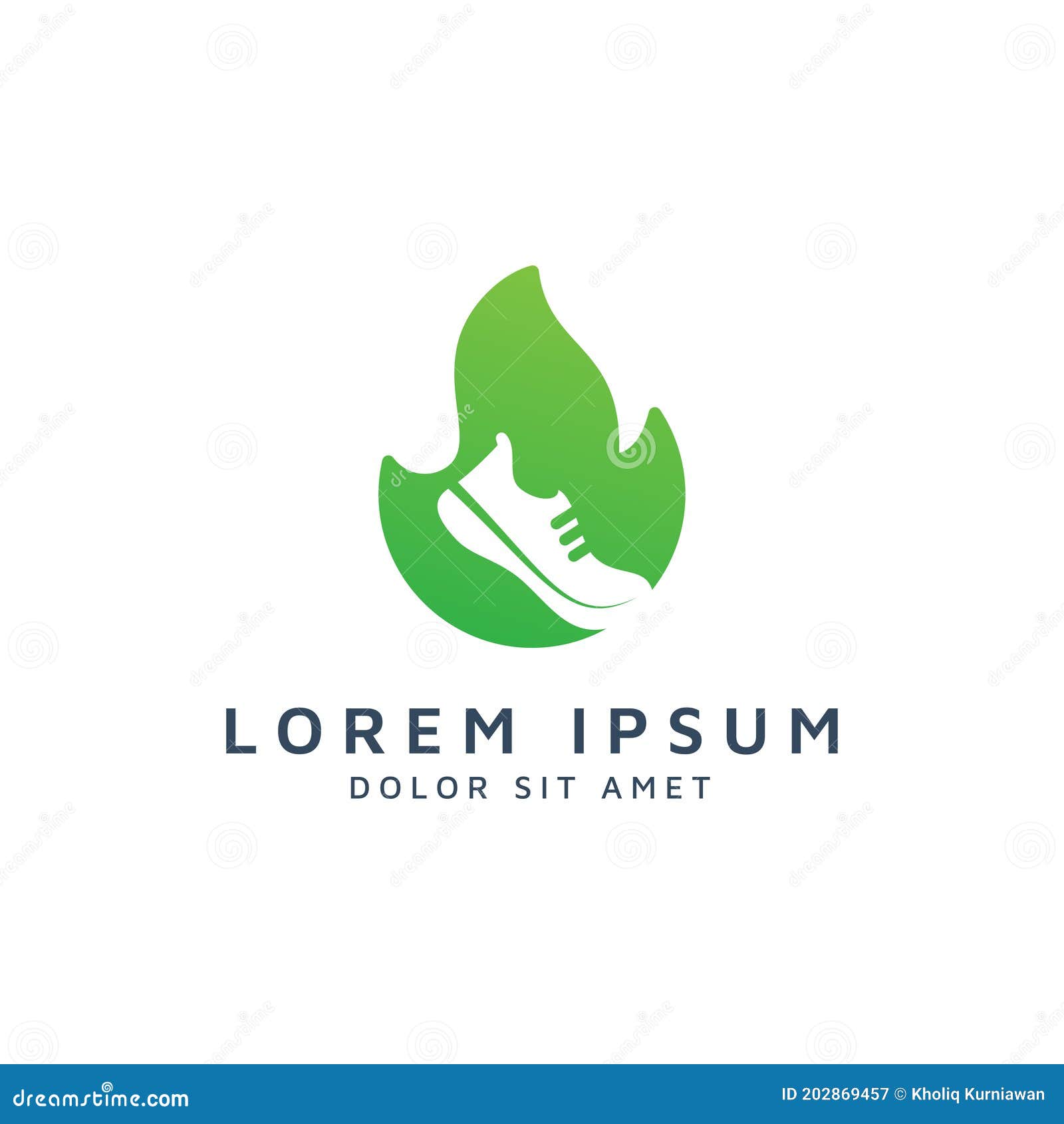 Fire and Shoes Negative Space Logo Design Stock Vector - Illustration ...