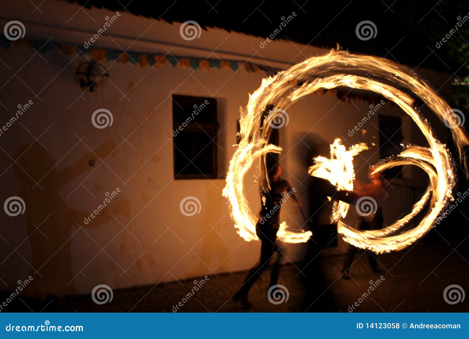 Fire show stock photo. Image of culture, entertainment - 14123058
