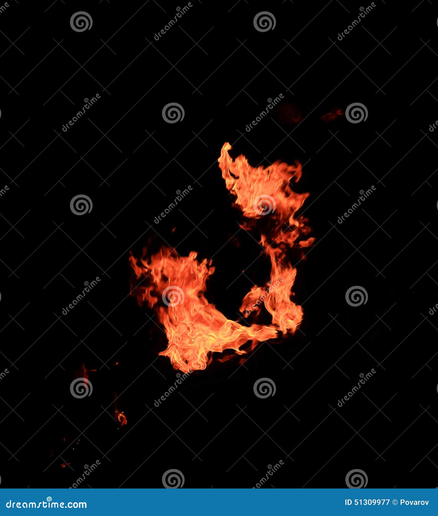 Fire Show Flaming Trails, Background Stock Image - Image of stunt ...