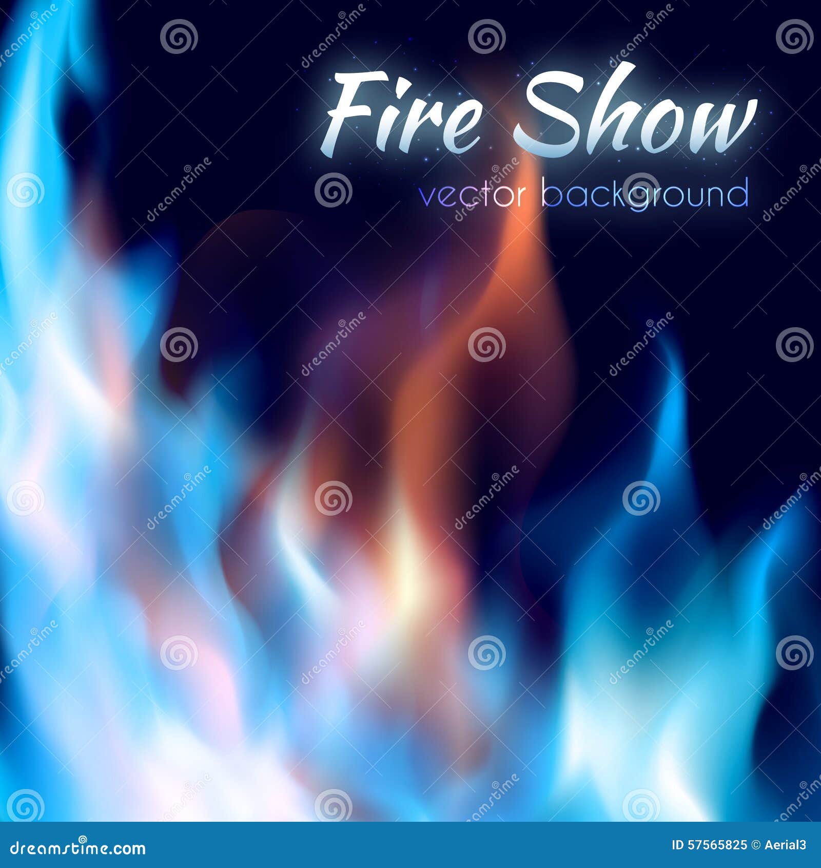Cool Blue Flame Designs