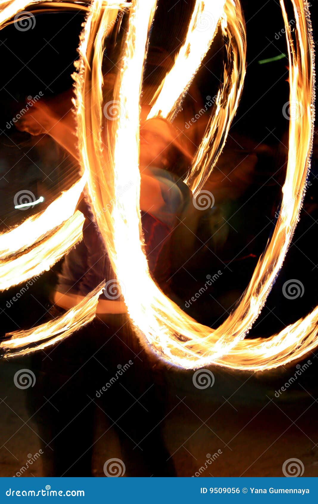 Fire Show - Zhangler Twists Torch Stock Photo - Image of exhibition ...