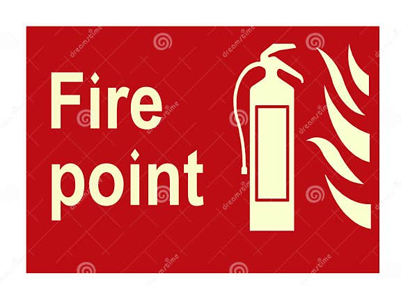 Fire sign stock image. Image of safety, sign, white, extinguisher - 75443