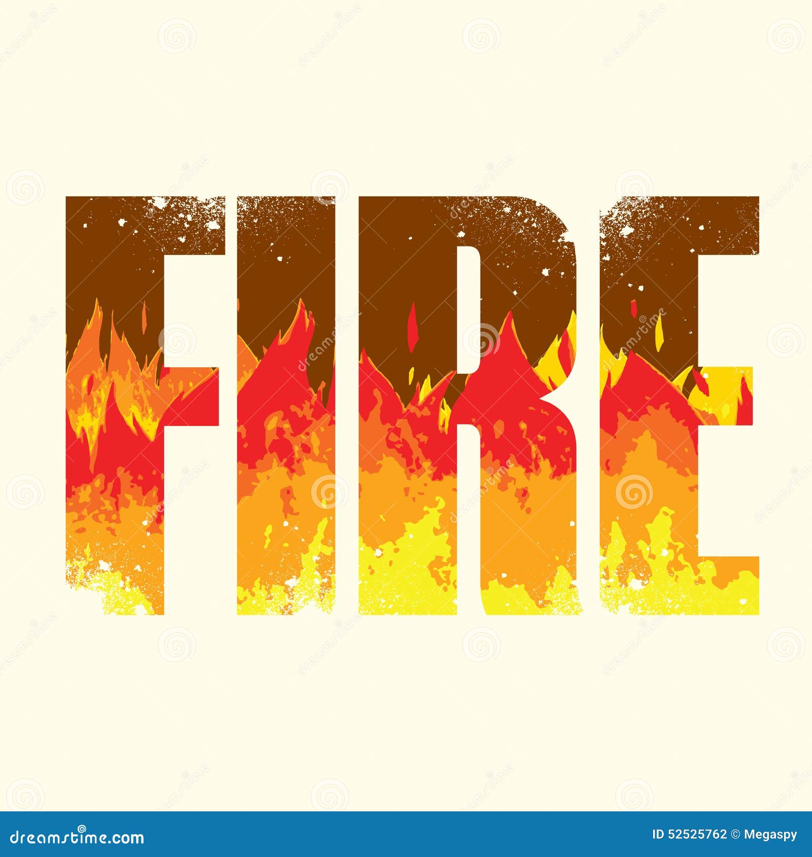 Fire sign stock vector. Illustration of vector, type - 52525762