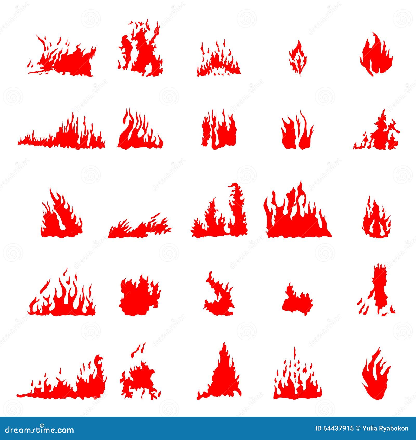 Fire Silhouette Stock Illustrations – 102,696 Fire Silhouette Stock ...