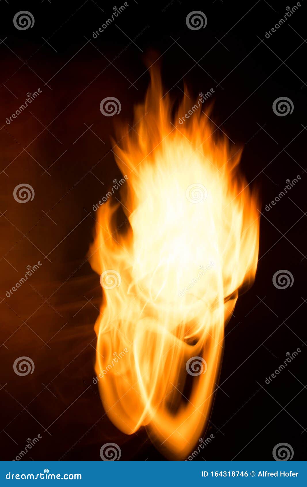 Fire with Simultaneous Motion Blur Stock Photo - Image of blaze, flame ...