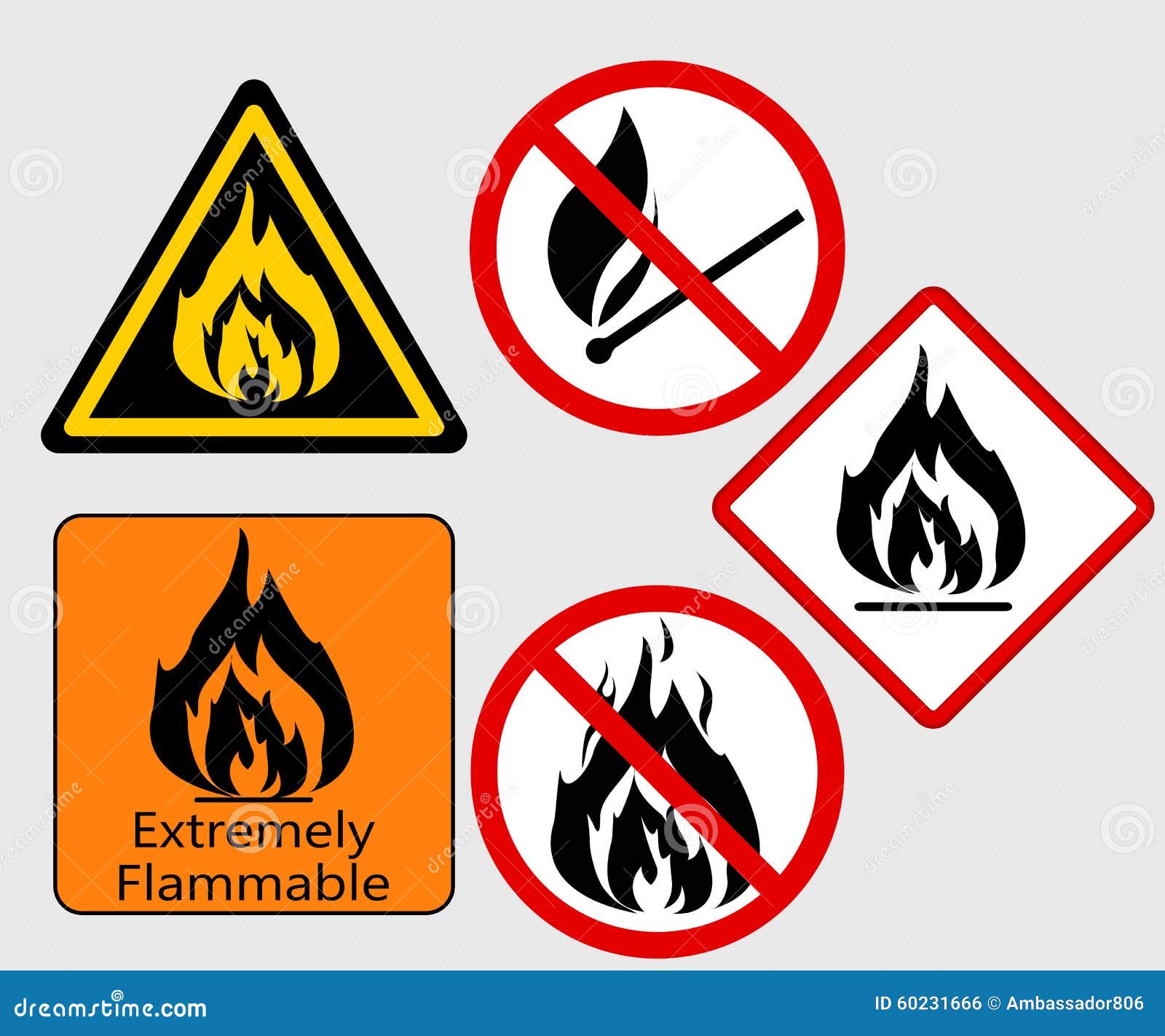 Fire sing stock vector. Illustration of energy, blaze - 60231666