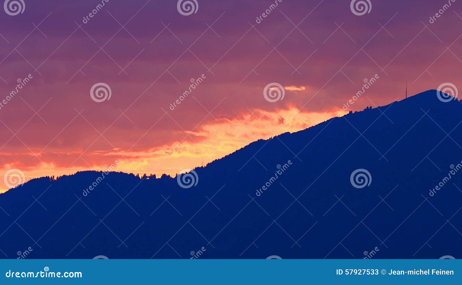 Fire in the Sky Abstract Background Stock Image - Image of peak, fire ...