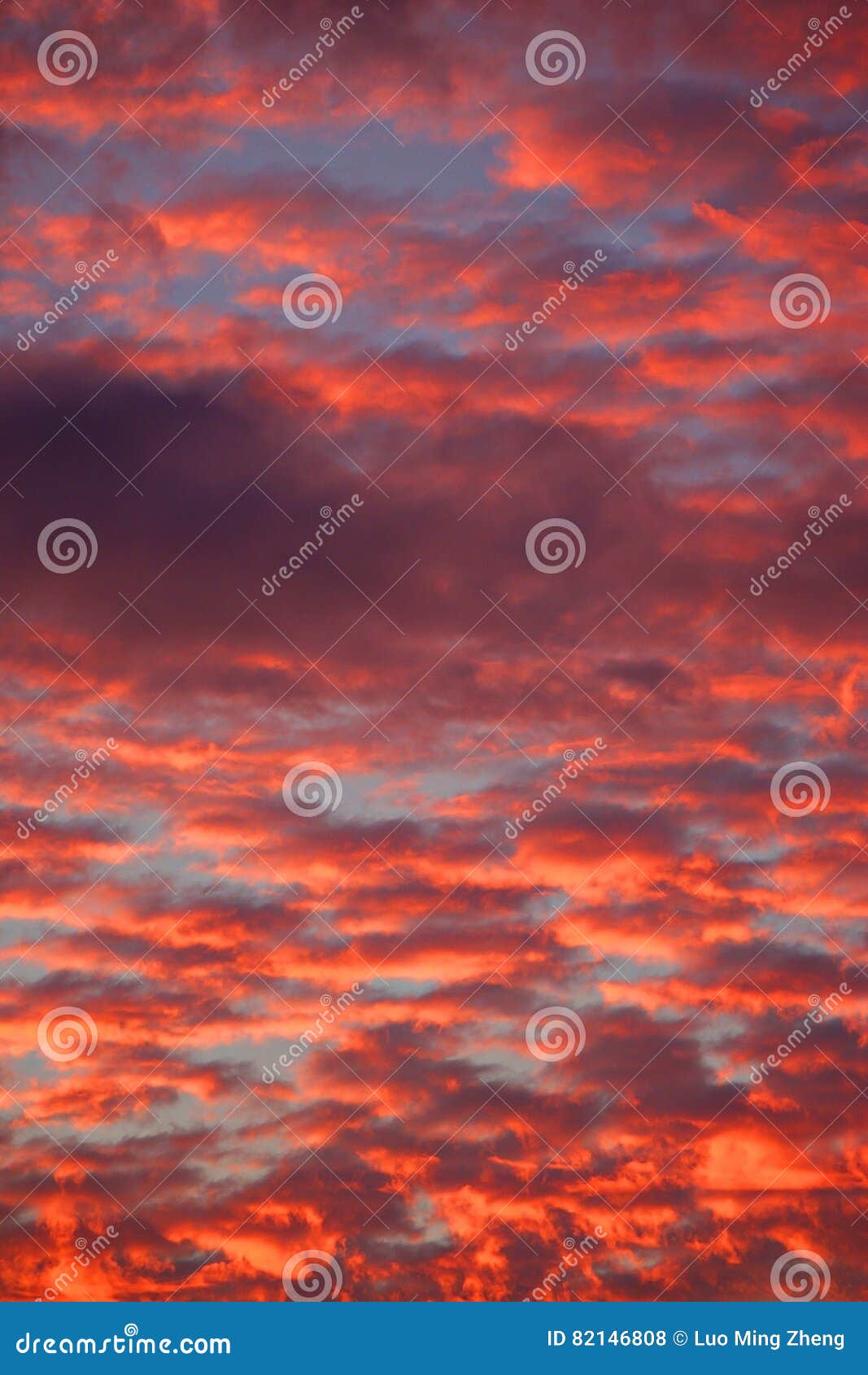 Fire sky stock photo. Image of clouds, cirrus, blue, abstract - 82146808