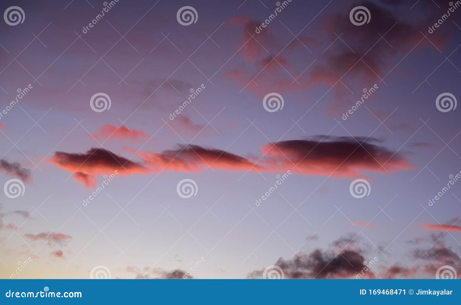 Fire in the Sky Cloud Formations Stock Image - Image of dark, pastel ...