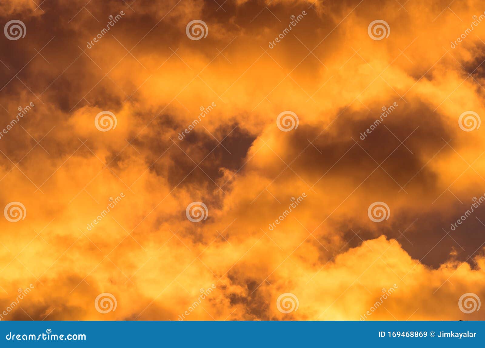 Fire in the Sky Cloud Formations Stock Image - Image of dramatic ...
