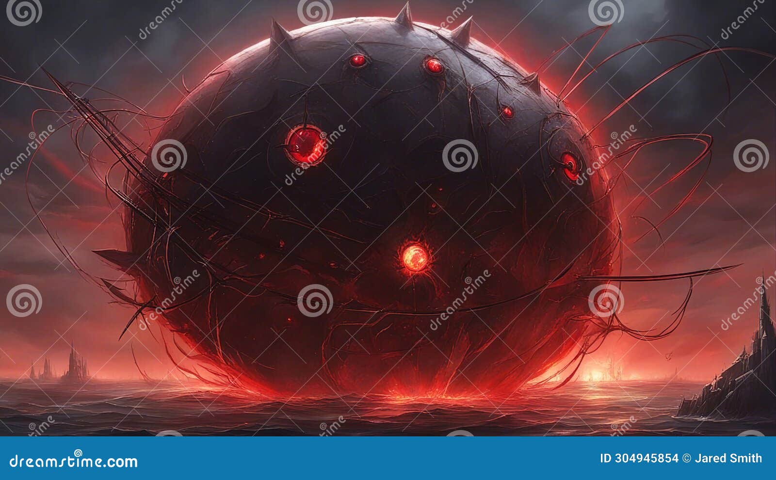 Fire In The Sky A Dark Summoning Ritual That Calls Forth An Evil Sea ...