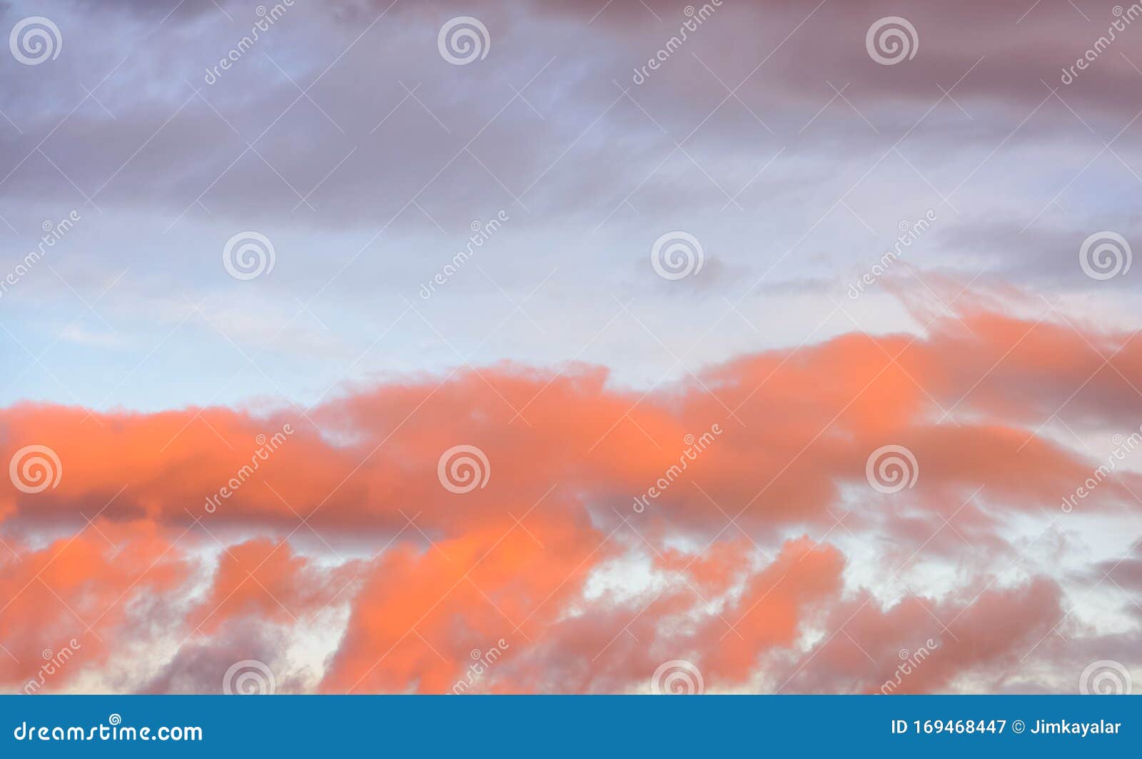 Fire in the Sky Cloud Formations Stock Image - Image of calming ...