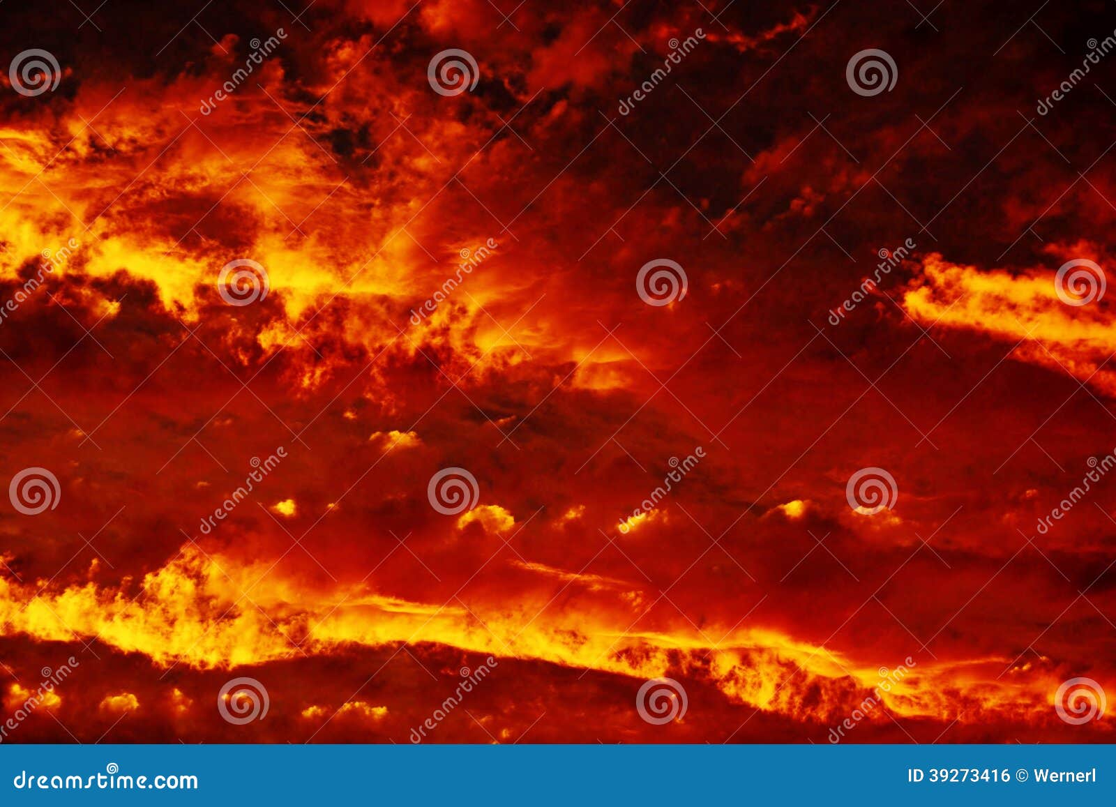 Fire in the Sky stock photo. Image of background, cape - 39273416