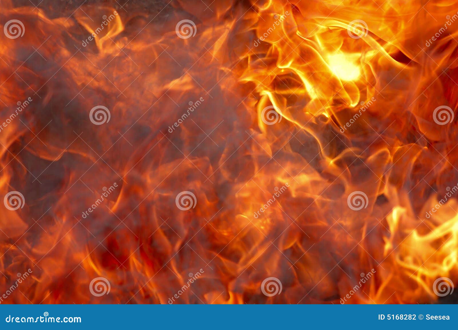 Fire and smoke stock photo. Image of inferno, conflagration - 5168282
