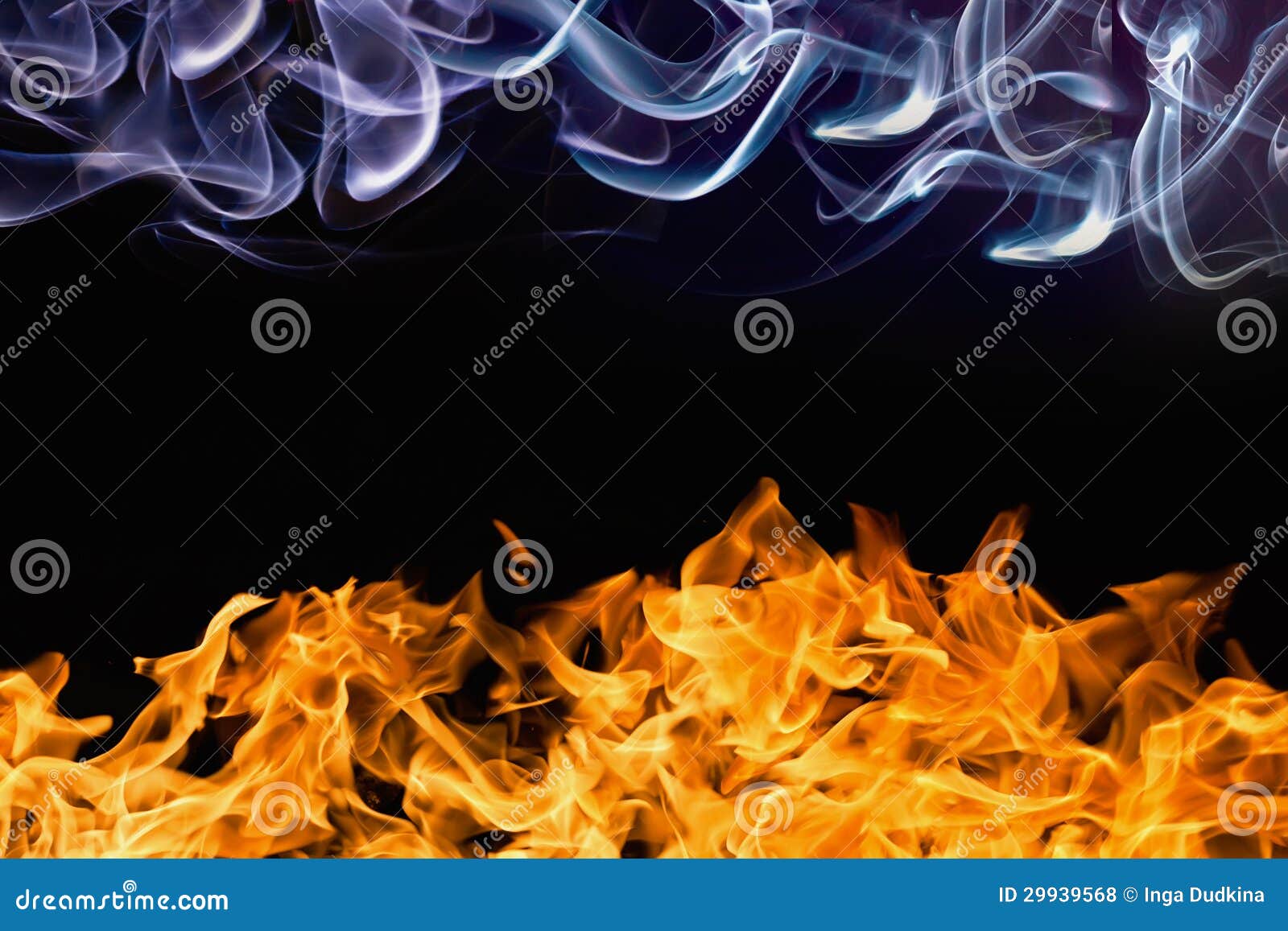 Fire and smoke stock photo. Image of background, light - 29939568