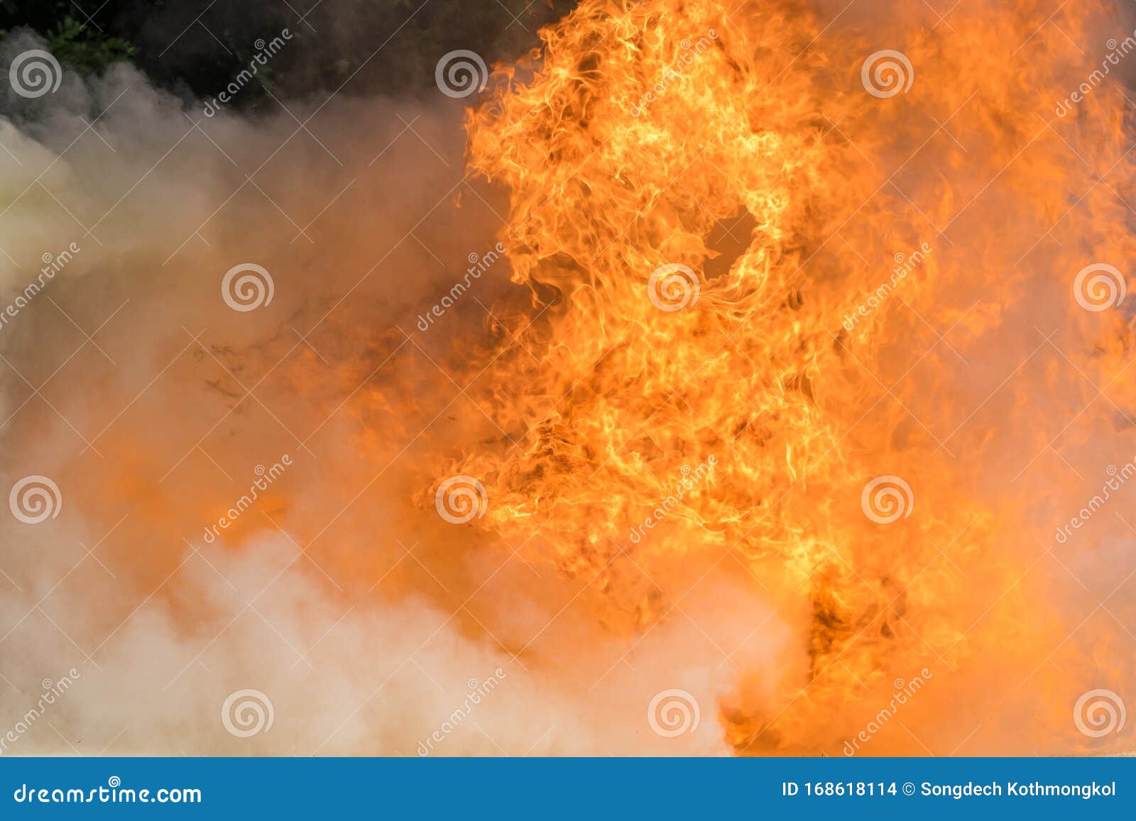 Fire and smoke background stock photo. Image of fiery - 168618114