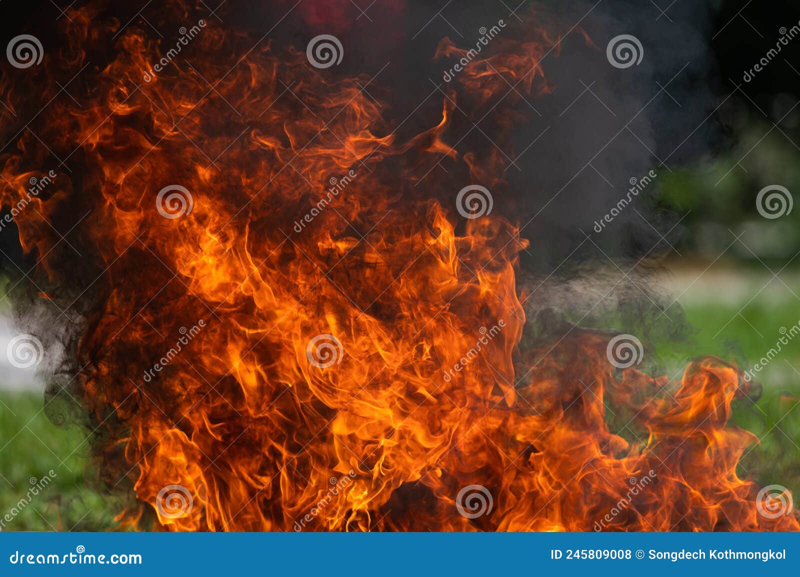 Fire and smoke background stock photo. Image of explosion - 245809008