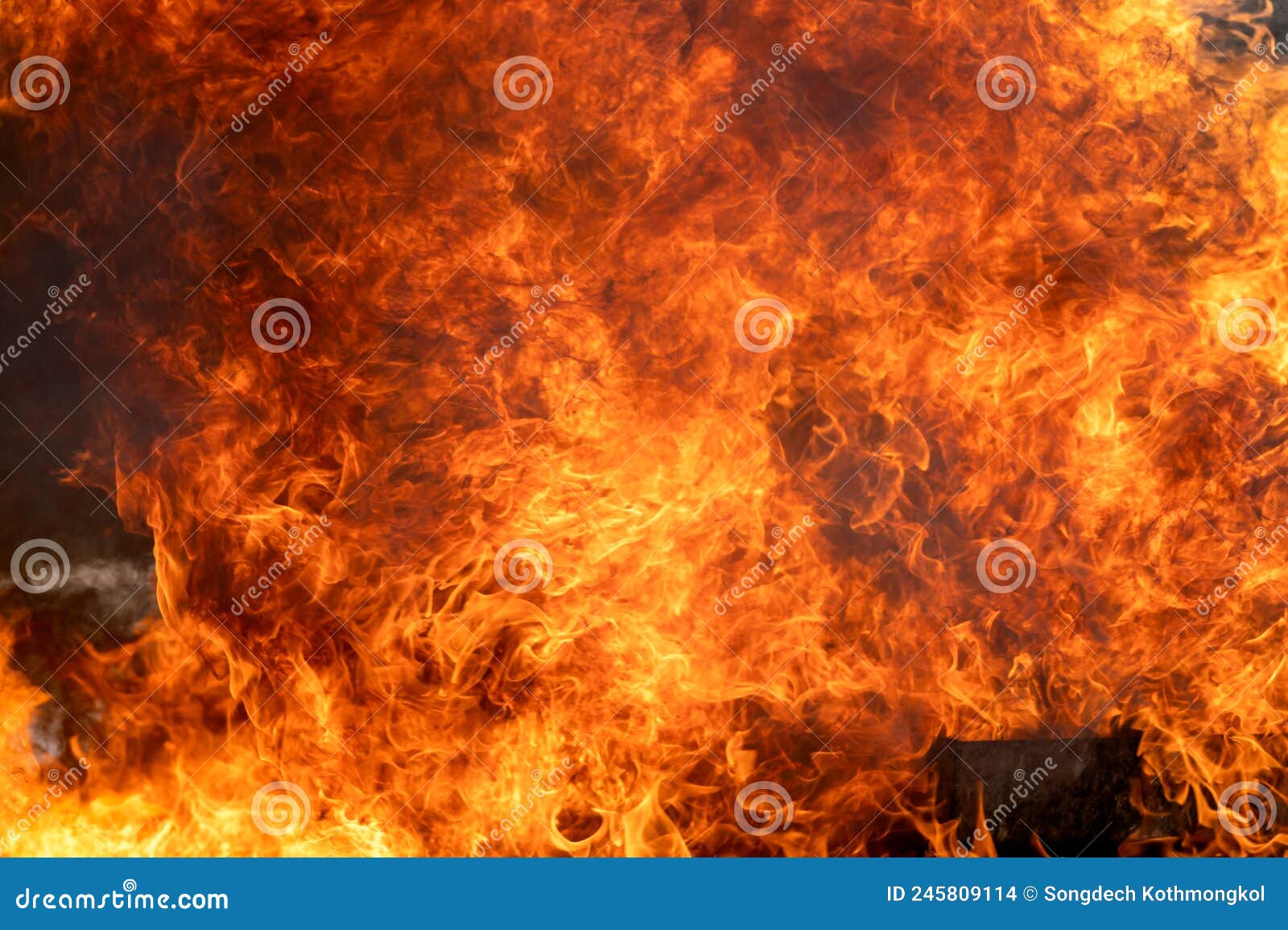 Fire and smoke background stock photo. Image of hell - 245809114