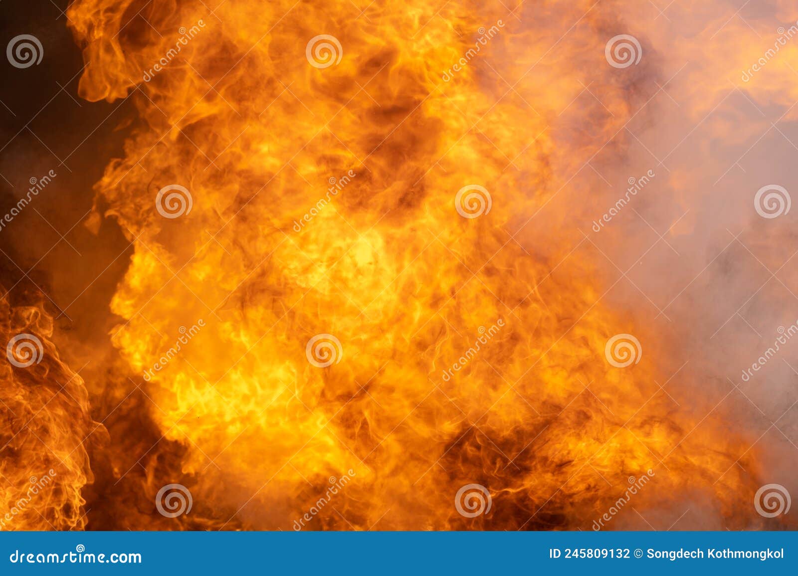 Fire and smoke background stock photo. Image of texture - 245809132