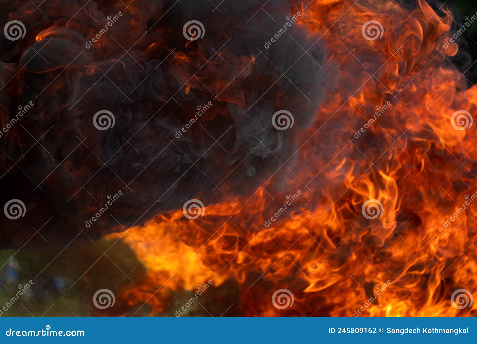 Fire and smoke background stock photo. Image of smoky - 245809162