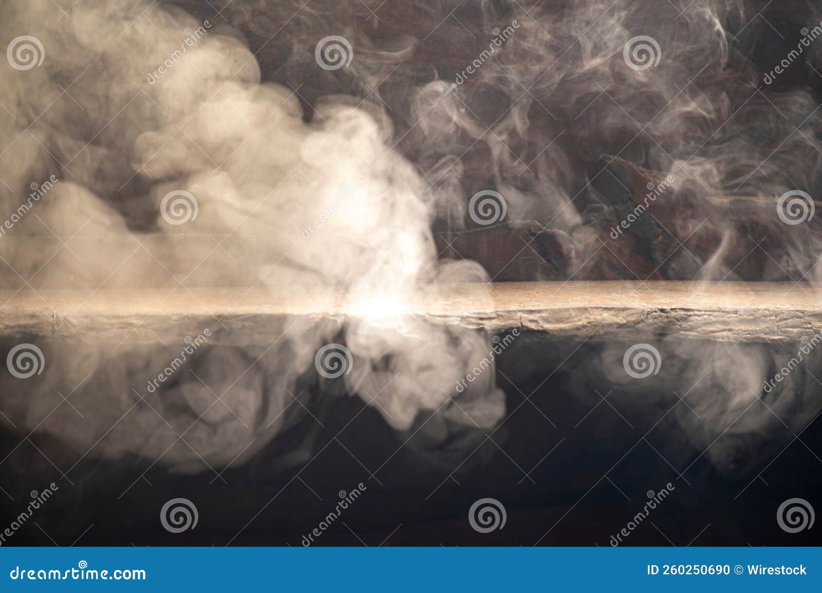 Fire Smoke in the Basement, Close-up View Stock Photo - Image of fire ...