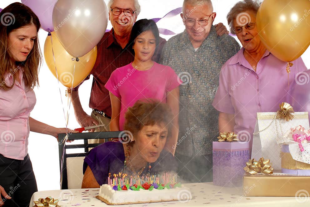 A Fire and Smoke Birthday stock photo. Image of adult - 3170170