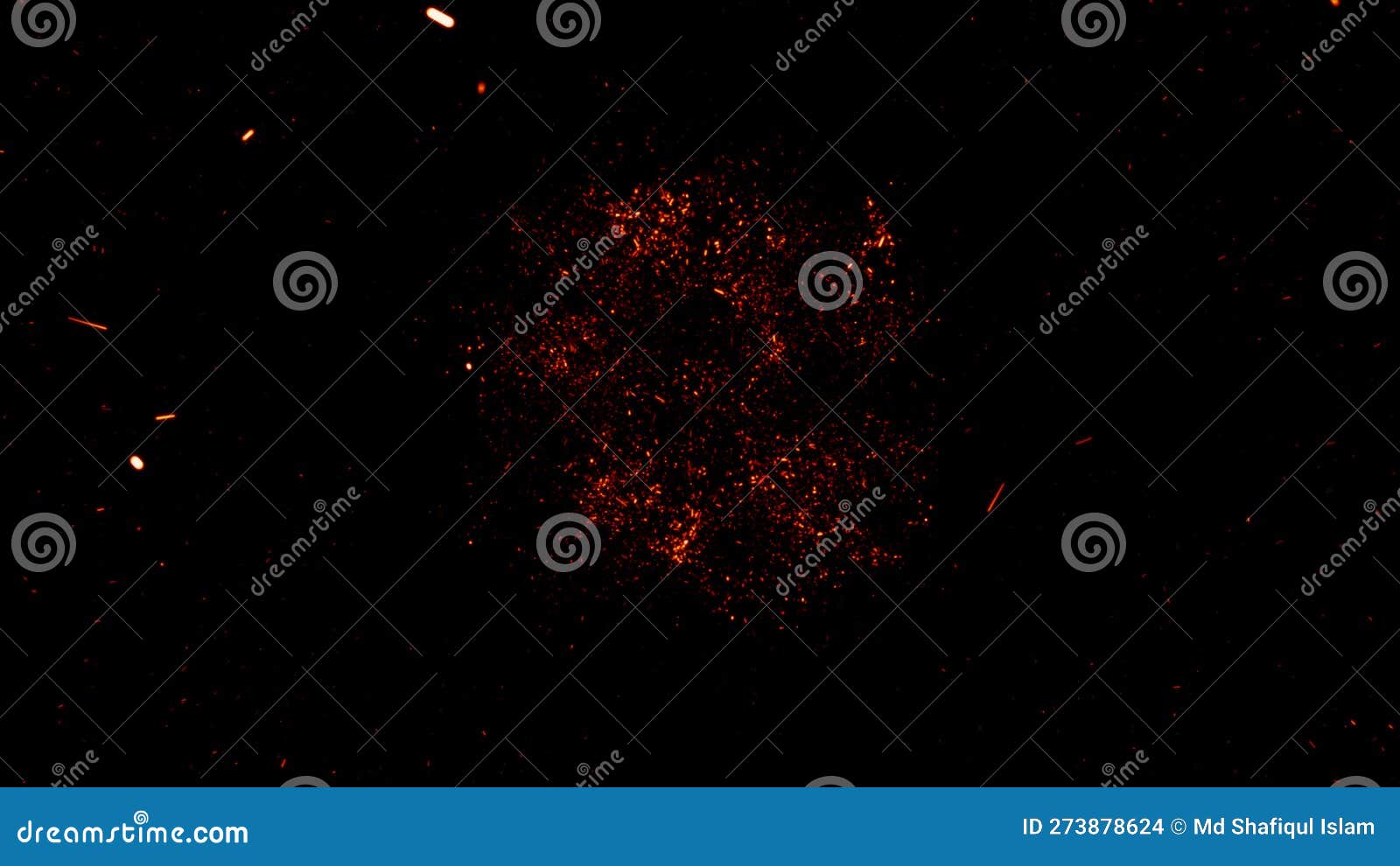 Fire and Smoke after Fire Crackers Got Fire. Explosion Flame Stock ...